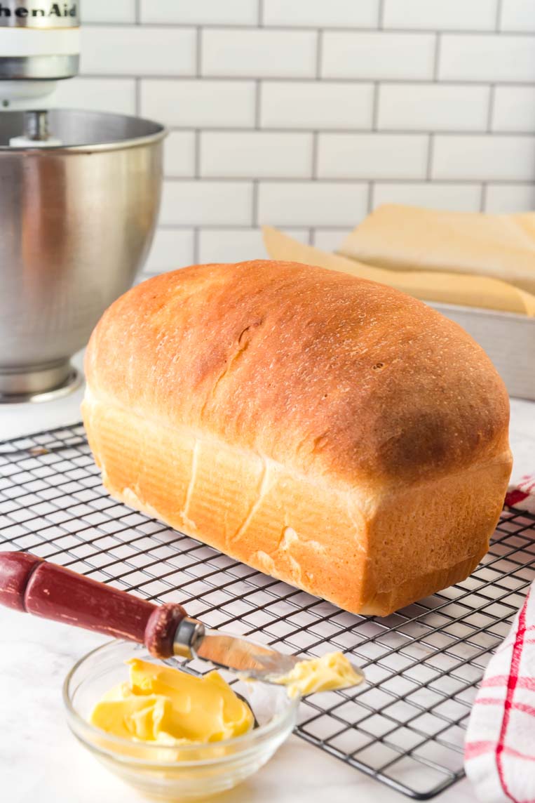 Single Loaf Bread In A Stand Mixer The Dough Dabbler